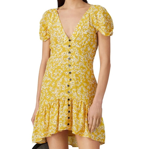 Wish | Dresses | Wish Rent The Runway Golden Bloom Dress Sz M 91 | Poshmark